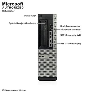 DELL Optiplex 7010 Desktop Computer - Intel Core i5 3.6GHz, 16GB DDR3, New 500GB SSD, Windows 10 Pro 64-Bit, WiFi, USB 3.0, DVDRW, 2X Display Port (Renewed)']