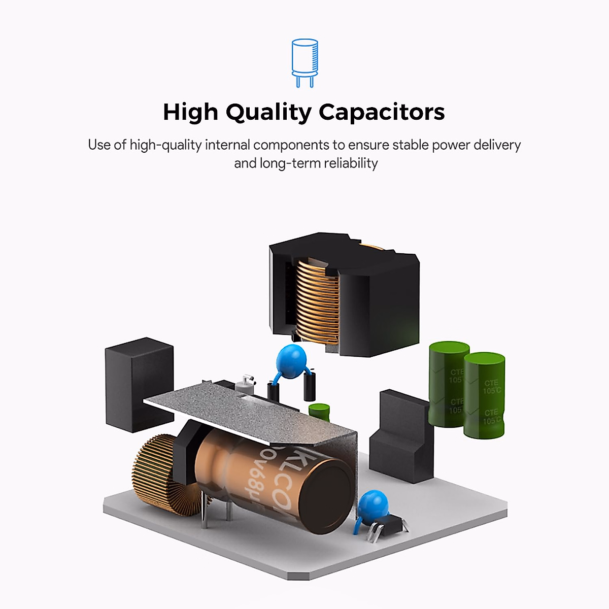 CASIMY 15V Speaker Charger Compatible with Anker Soundcore Rave Mini Trance A3390 A3390Z11 AK-A3390Z11 AKA3390Z11 A3390H12 Party Cast 80W IPX7 A3393 A3392 Speaker Soundcore Rave Mini Charger Cord