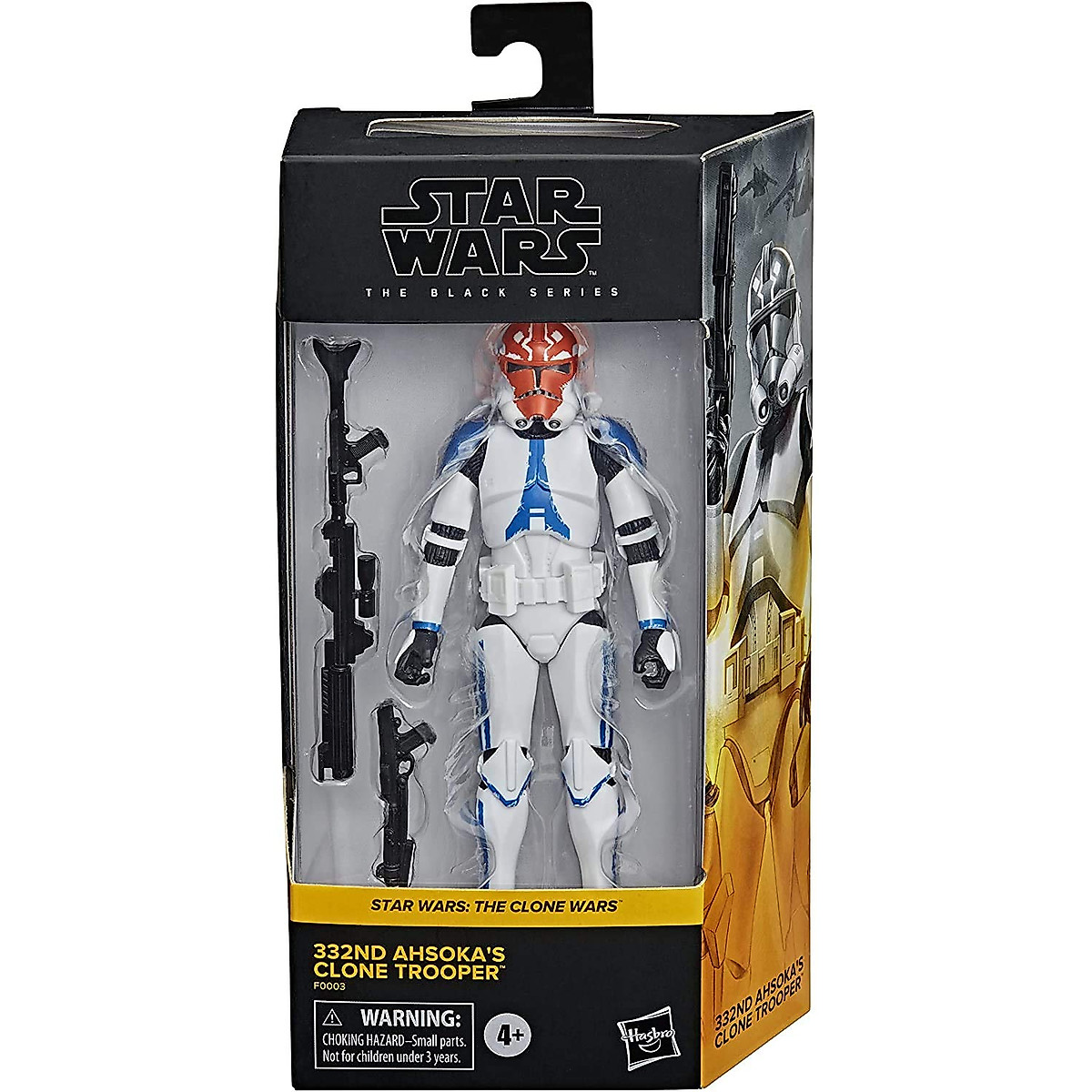 Star Wars The Black Series 332ND Ahsoka’s Clone Trooper Toy 6-Inch-Scale The Clone Wars Collectible Action Figure, Ages 4 and Up