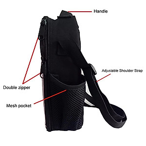 GIFTPUZZ Purple Dragon Lunch Box Accessories for Women Men Boys Girls Lunch Bag with Bottle Holder Reusable Inslated Kids Food Lunch Pouches for Daycare Lunchbag Cooler Bag Picnic Organizer