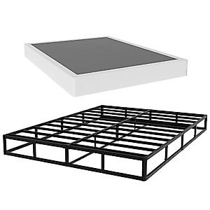 YORMDMO 7 Inch Queen Box Spring, High Profile Queen Size Box Spring Only, Sturdy Metal Frame Mattress Foundtion, Easy Assembly, Noise-Free