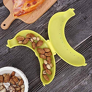 LovesTown Banana Case,3 Pack Banana Holder Outdoor Travel Cute Banana Protector Storage Box