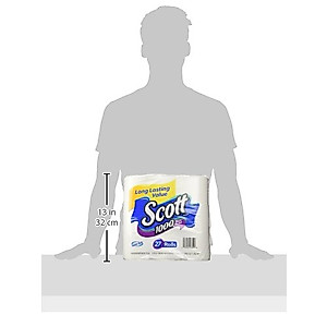 Scott 1000 Sheets Per Roll Toilet Paper, Bath Tissue, 20 Rolls