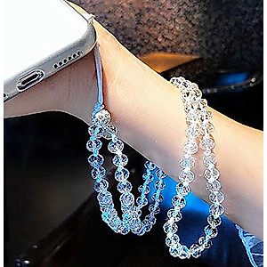 HFICY Sparkly Phone Case with Glass Screen Protector and Crystals Lanyard,Full Bling Diamonds Crystals Soft Protective Cover for Girls Women (Ring holder,for Samsung Galaxy A40)