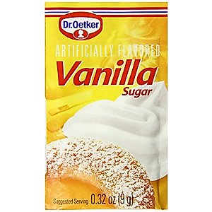 Dr. Oetker Vanilla Sugar, .32 oz., 12 Count