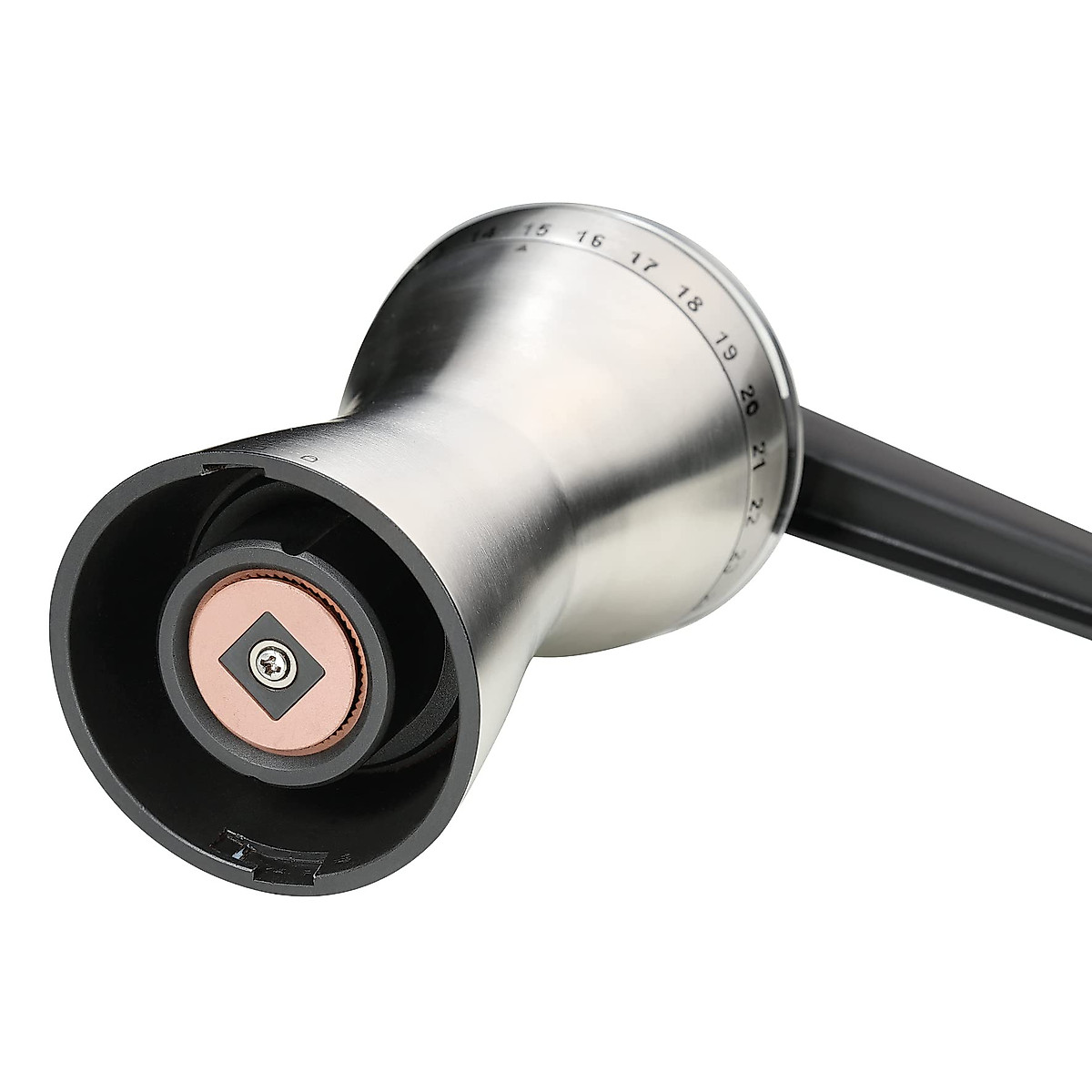 Zassenhaus Manaos Manual Coffee Grinder - Stainless Steel Mill - 2.5 Ounce, 9.5-Inch Hand Bean Grinder for Fresh Coffee