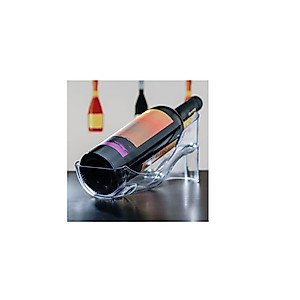 Fridge Wine Saver – Refrigerator Wine Bottle Holder. Elegant Wine Storage, Organizer for Opened Bottles in Fridge or Table-top. Wine Rack for Standard Size and Large 1.5L Wine Bottles (750 ML)