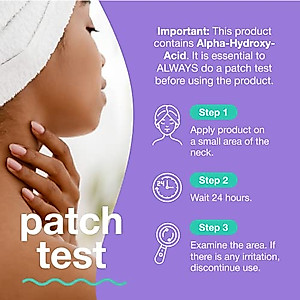 Touch Keratosis Pilaris Exfoliating Body Wash Cleanser - KP Treatment with 15% Glycolic Acid, Aloe Vera, & Hyaluronic Acid - Smooths Rough & Bumpy Skin - Gets Rid Of Redness, 8 Ounce