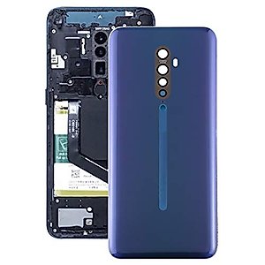 Repair Replacement Parts Back Cover for Oppo Reno2(Black) Parts (Color : Purple)