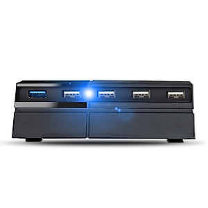 TNP 5 Port USB Hub for PS4 - USB 3.0/2.0 High-Speed Extender Adapter Accessories Expansion Hub Connector Splitter Expander for PlayStation 4 Gaming Console (Not for PS4 Slim, PS4 PRO)