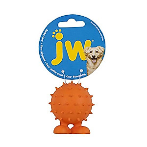 JW Pet Spiky Cuz Assistant Toy, Small, Multicolor,31302