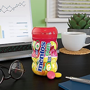 Mentos Sugar-Free Chewing Gum, Tropical, Red Fruit and Lime, Bulk, 50 Piece Bottle (Pack of 6)