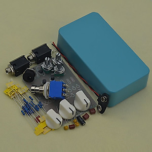 TTONE DIY Analog Tremolo Guitar Effects Pedal Stompbox Pedals Kit Lake Blue