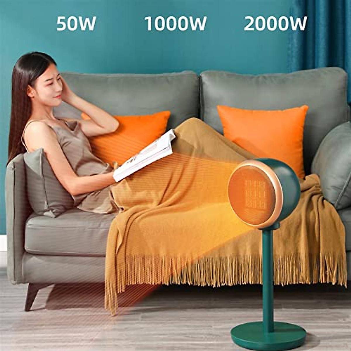 Outdoor Garden Heater Space Heaters for Indoor Use-28''Ceramic Tower Heater for Large Room with Thermostat,Fast Heating, Remote Control, Overheating&Tip-Over Protection Patio Heate