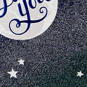 Hallmark Love Card, Love You to The Moon (Anniversary Card or Birthday Card), 499RZB1327