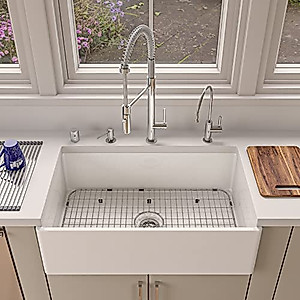 ALFI brand ABKF3732-PC Kitchen Faucet, 22.5"H, Polished Chrome