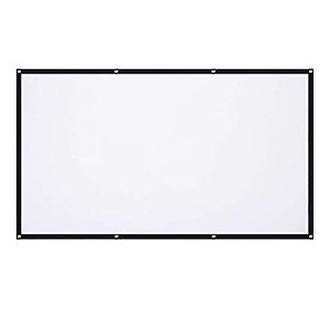 VIBY Portable Foldable Projector Screen 16:9 Outdoor Home Cinema Theater 3D Movie 60/72/84/100/120/150 Inch Projection Screens (Size : 84 inch)