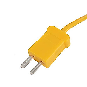 Thermocouple Pipe Clamp Walfront HT-05 K-Type Thermocouple Temperature Sensor Probes Clip Pipe Clamp 1~3/8" (-40~200℃)