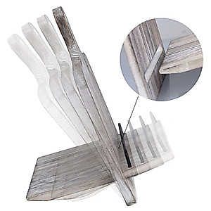 Wood Cookbook Stand Cookbook Holder: Kitchen Adjustable Cookbook Holder Recipe Stand for Counter Gray