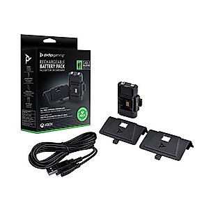 PDP Gaming METAVOLT Rechargeable Battery Pack for Xbox Controllers - Microsoft Licensed Cross-Compatible Xbox Series X|S, Xbox One Accessory, Secure Magnetic Port, LED, 20 Hours of Play Per Charge