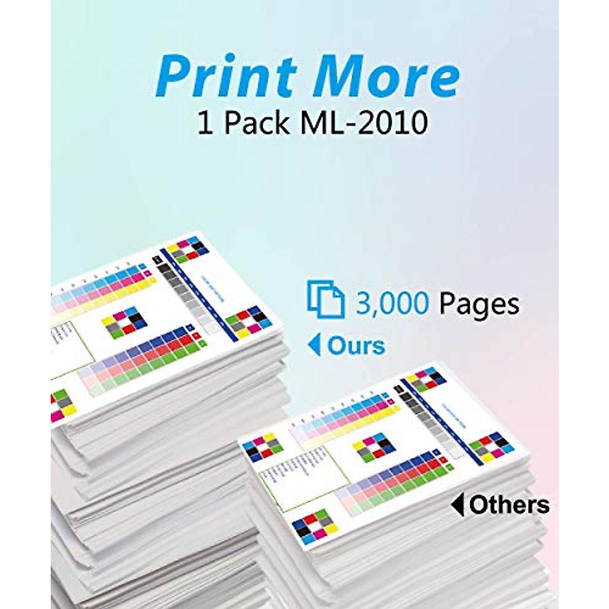 MM MUCH & MORE Compatible Toner Cartridge Replacement for Samsung 2010D3 ML-2010D3 2010 High Yield to use for ML-2010 ML-2010R ML-2510 ML-2570 ML-1610 ML-2571N SCX-4521F 4321 Printers (1-Pack)