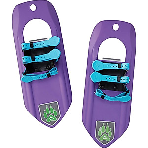 MSR Tyker Kids' Snowshoes for Children (Pair), Purple Power, 17"