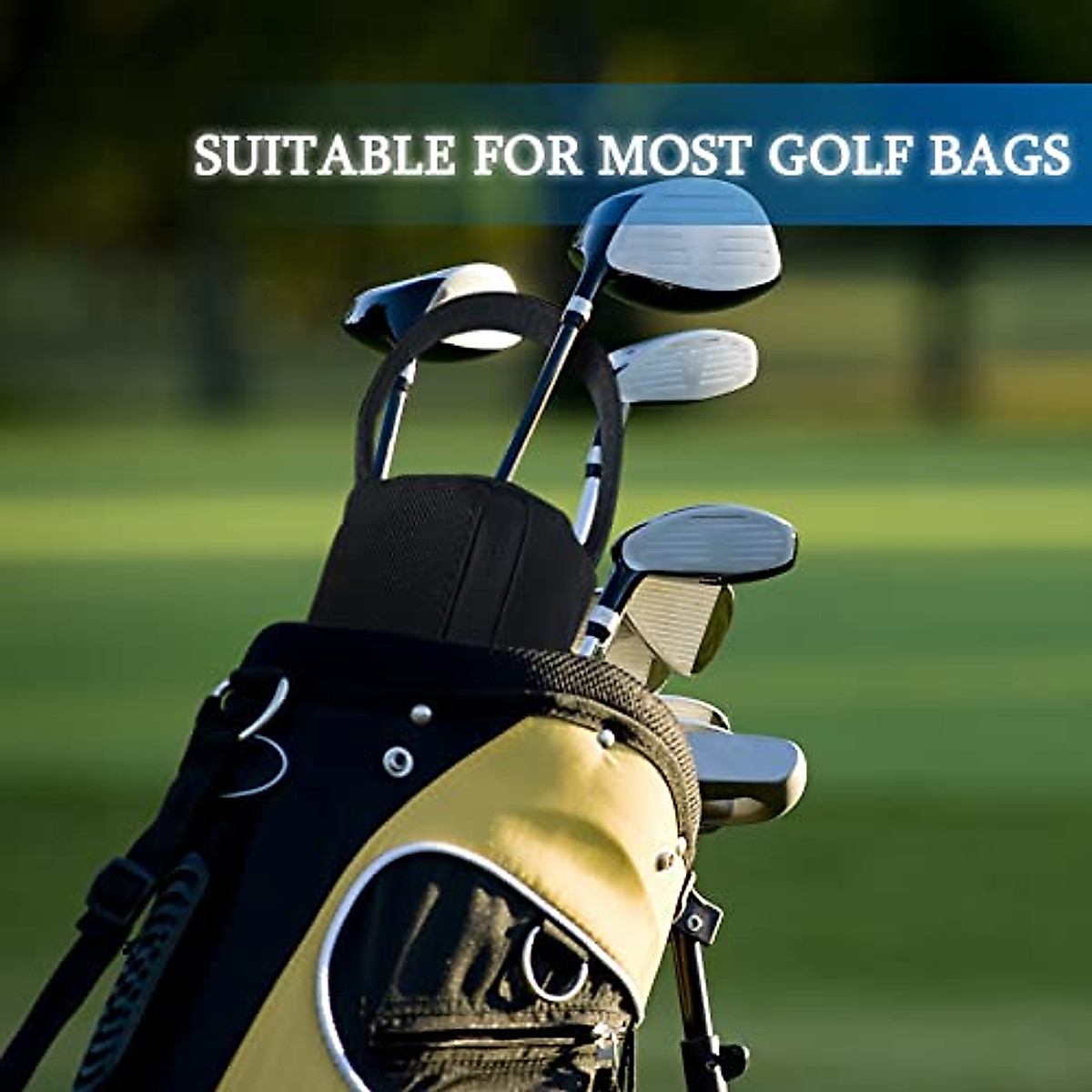 JOINDO Golf Beer Sleeve, 7 Cans Insulated Cooler Beer Sleeve, Golf Bag Beer Cooler Sleeve, Beer Golf Sleeve Keeps Canned Beverages Cold On The Golf Coures, Beer Sling Fits in Most Golf Bags