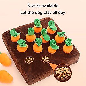 Soft Realistic Vegetable For Creative Pet Plush Toy Stuffed Plant Carrot Interactive Dog Toy Sniff Hide Food Toy For Kit Dog Chew Toy For Large Dogs Dog Chew Toy Pack For Aggressive Chewers Dog Chew