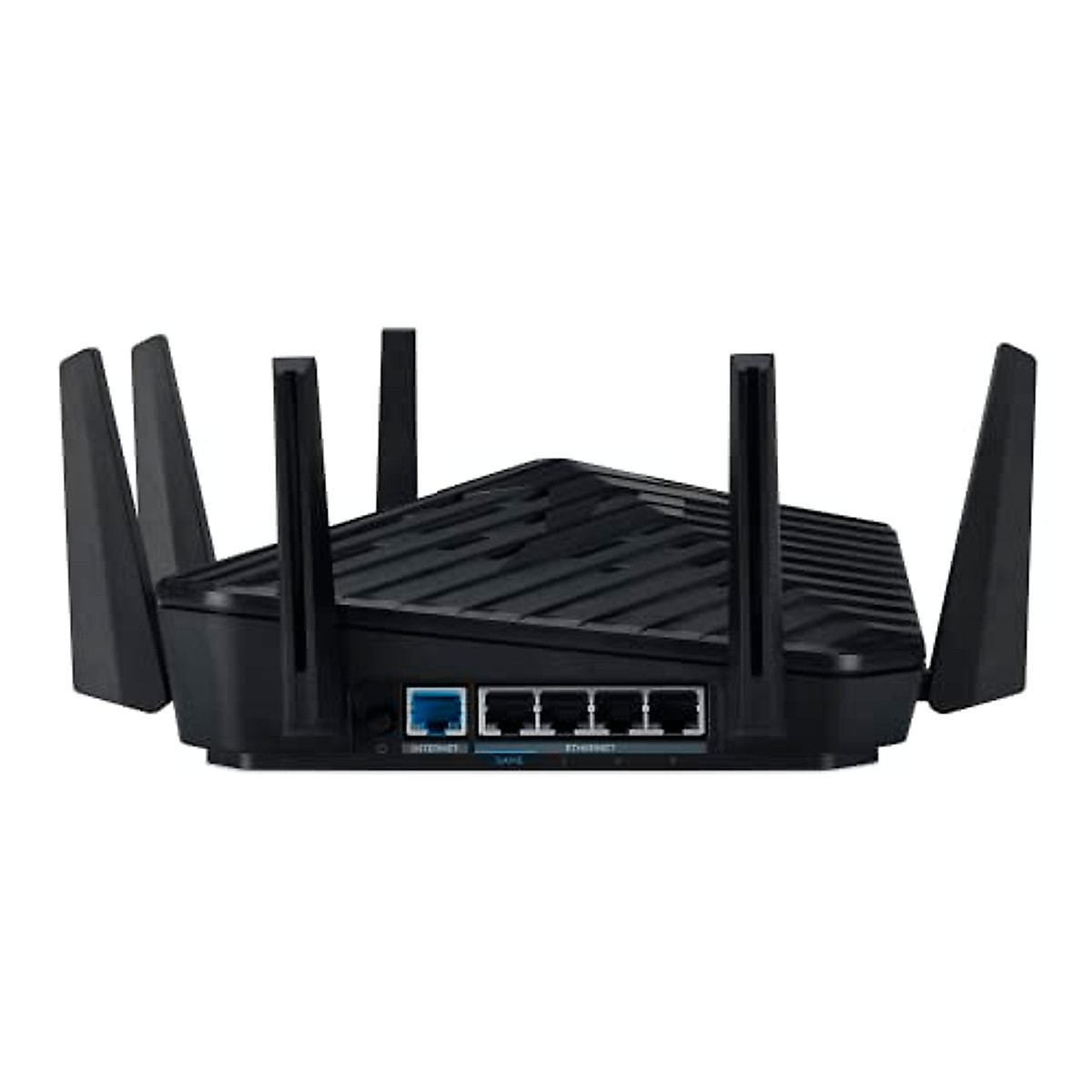 Acer Predator Connect W6 Wi-Fi 6E Gaming Router | Hybrid QoS Compatible with Intel Killer Prioritization Engine | Tri-Band AXE7800 2.4GHz/5GHz/6GHz | Gigabit Router | Lifetime Internet Security