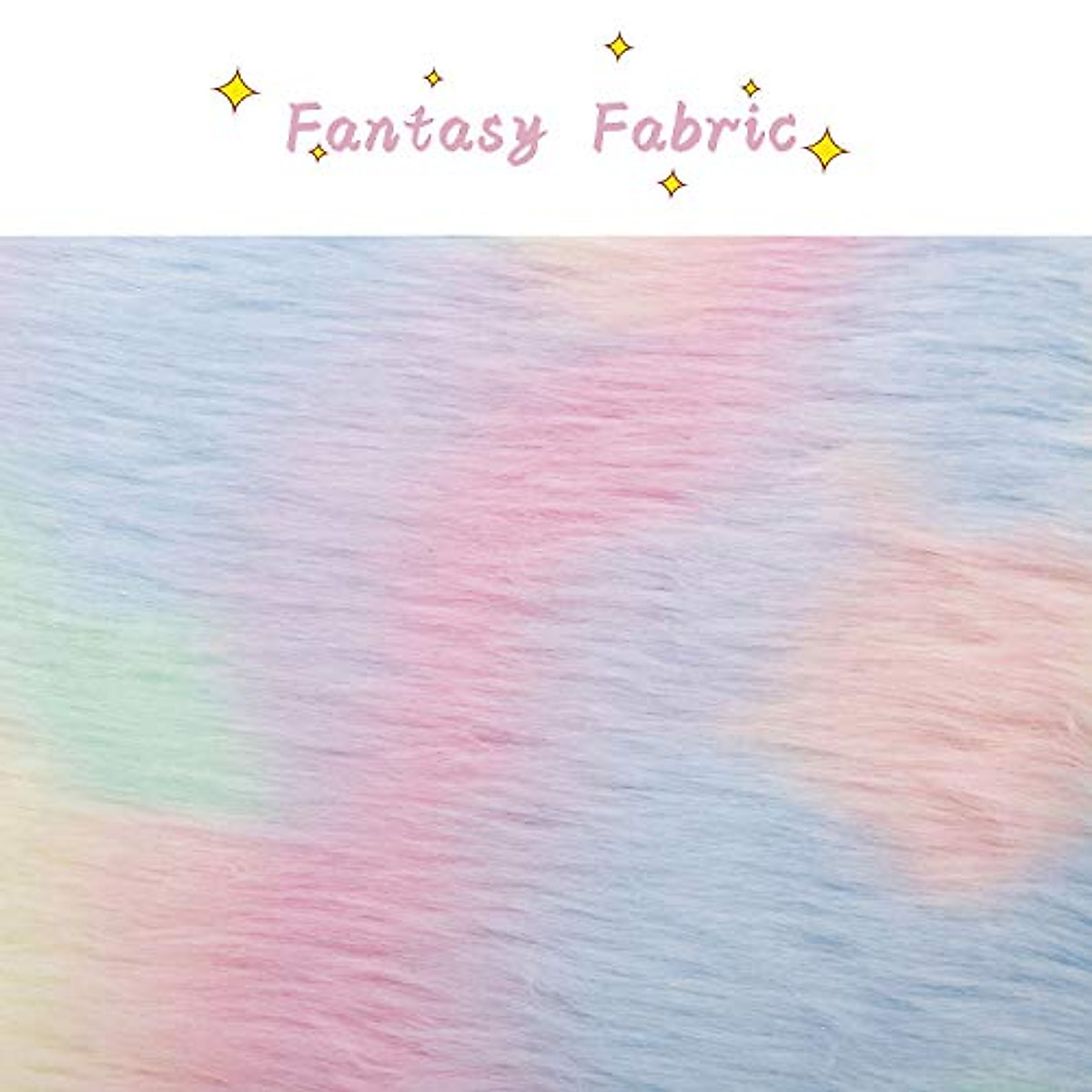 DM Furniture Cute Fuzzy Kids Chair Funny Rolling Study Desk Chair Colorful Girls Vanity Swivel Chair with White Foot