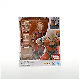 TAMASHII NATIONS - Dragon Ball Z - Krillin Earth's Strongest Man, Bandai Spirits S.H.Figuarts Action Figure