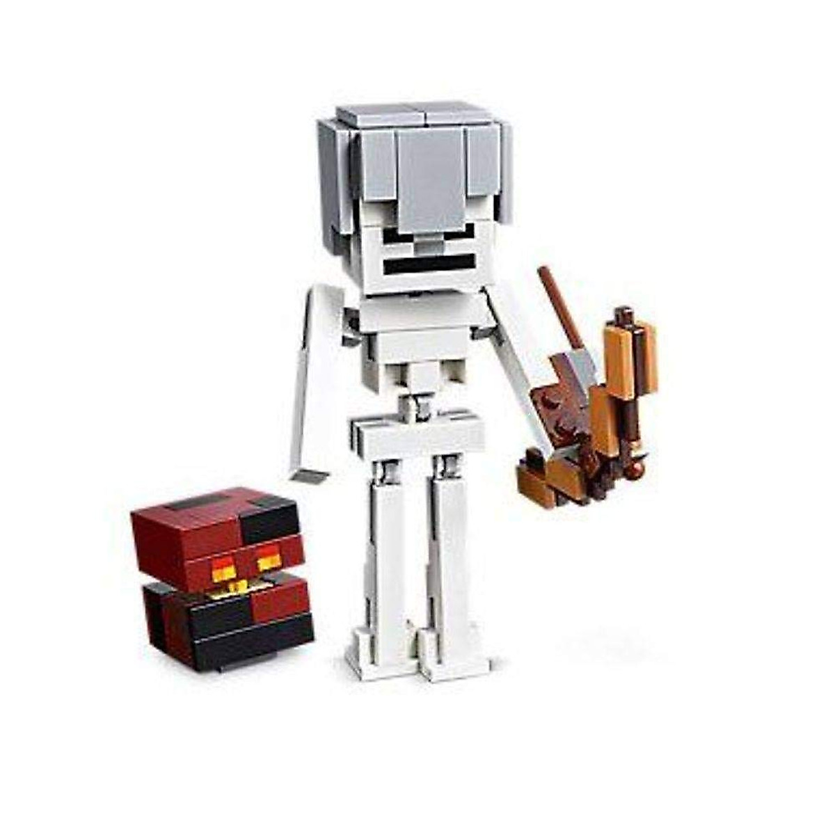 LEGO Minecraft BigFig Skeleton with Magma Cube Building Kit (142 Pieces)
