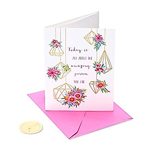 Papyrus Birthday Card (Happy Birthday Terrarium)