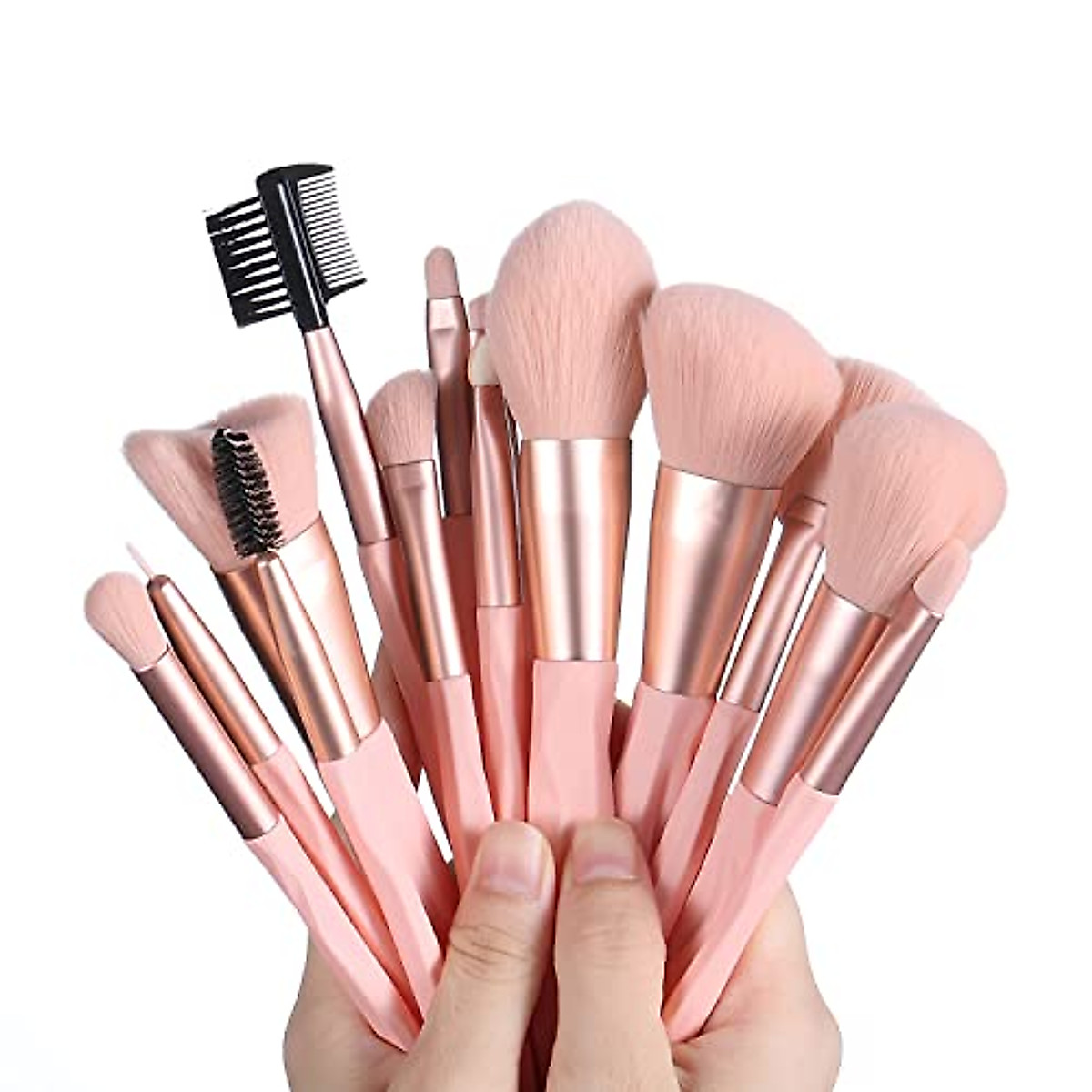 111 Diamonds Makeup Brushes Set Natural Premium Synthetic Eyeshadow Foundation Face Blending Blush Concealers Eye Makeup Brush Set Professional for Women Kids Makeup Brushes & Tools Accessories