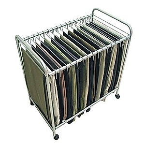 IdeaWorks Rolling Pants Trolley, Steel