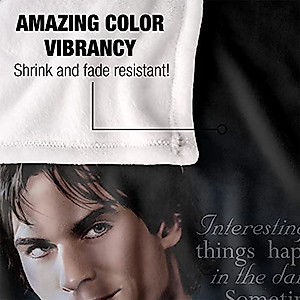Vampire Diaries Sometimes Officially Licensed Silky Touch Super Soft Throw Blanket 50" x 60"