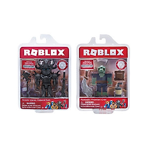 Roblox Action Collection - Monster Islands: Malgorok'Zyth + Fantastic Frontier: Croc Two Figure Bundle [Includes 2 Exclusive Virtual Items]