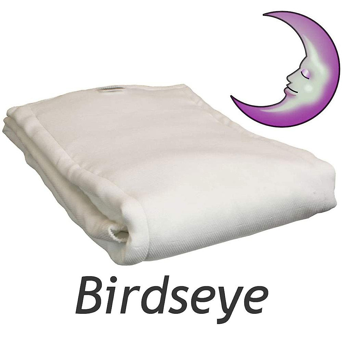 LeakMaster Adult Prefold Cloth Diapers Birdseye Weave - 100% Cotton Adult Reusable Diapers - Soft & Durable - Sewn in The USA - Night Weight - Size Large