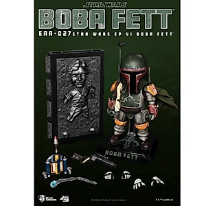 Beast Kingdom Star Wars: Return of The Jedi: Boba Fett EAA-027 Egg Attack Action Figure, Multicolor
