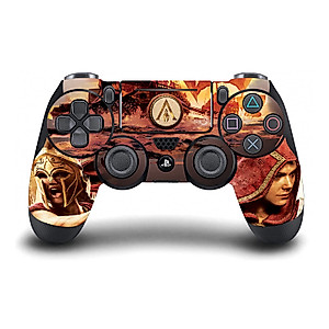 Head Case Designs Officially Licensed Assassin's Creed Kassandra Odyssey Artwork Vinyl Sticker Gaming Skin Case Cover Compatible With Sony PlayStation 4 PS4 Console and DualShock 4 Controller Bundle