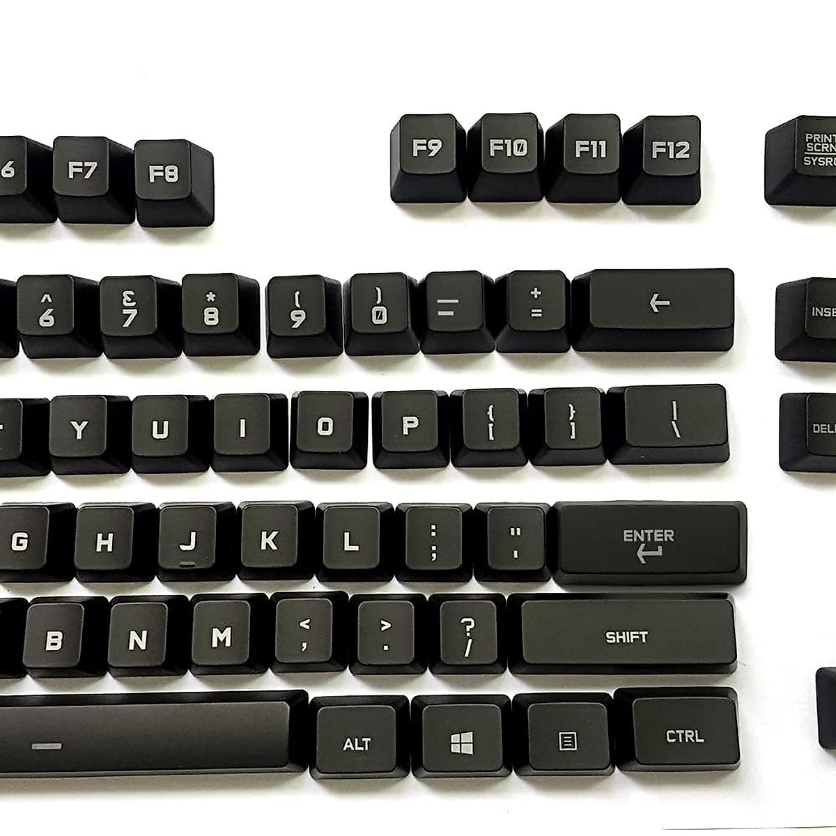 A Full Set 113 Keys keycaps Replacement for Logit G910 Orion Spark RGB Mechanical Gaming Keyboard