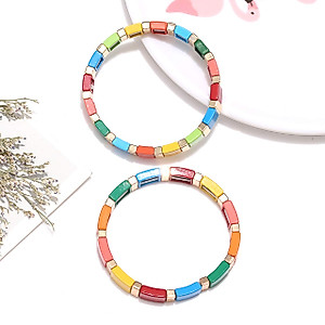 PHALIN Tile Bracelets for Women - 4PCS (Style A)