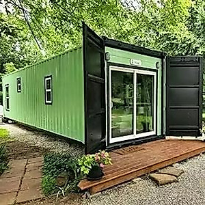 Container Tiny Home - Luxury Foldable 3 Bedroom Tiny House for Living | Modern Extended Mobile Cabin Home with Kitchen and Bathroom | Waterproof, Customizable Space Design in 20ft, 30ft,Options