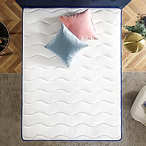 ZINUS 8 Inch Essential Innerspring Mattress, Queen, Medium Firm Feel, CertiPUR-US Certified, Mattress in A Box