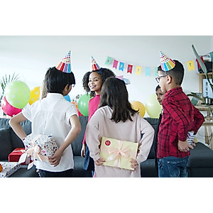 (1000pcs 2 Rolls,1") Happy Birthday Stickers Roll in 16 Designs, Adorable Round Seal Stickers, Envelope Seal Sticker Self Adhesive Stickers Pasters for Gift Packaging, Party Invitations and MORE