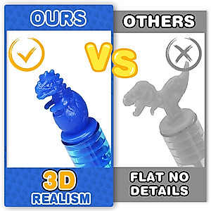 Dinosaur Egg Party Favors, 32Pcs Mini Bubble Wands Bulk with Gift Box, 3D Dino Birthday Decorations, Safari Goody Bag Stuffer, Pinata Filler Supplies, Kids Classroom Prizes, Toddler Toys for Boy Girl