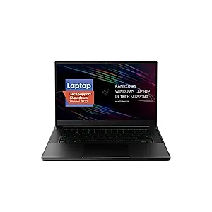 Razer Blade 15 Base Gaming Laptop 2020: Intel Core i7-10750H 6 Core, NVIDIA GeForce RTX 2070 Max-Q, 15.6" FHD 1080p 144Hz, 16GB RAM, 512GB SSD, CNC Aluminum, Chroma RGB Lighting, Thunderbolt 3, Black