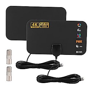 Zopsc 2Pcs Digital HDTV Antennas Mini High Definition TV Antenna HD Indoor Amplified High Definition 4K HDTV Digital TV Television Antenna