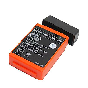 WELLVEUS 2Pcs BA225030 6V 1500mAh Ni-Mh Battery for HBC Pump Truck Remote Control Battery