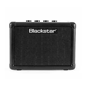 Blackstar FLY3 3 Watt Battery Powered Guitar Amp Bundle with Straight-to-Right Angle Guitar Cable and 1/4 inch Right Angle Instrument Cable (3 Items)